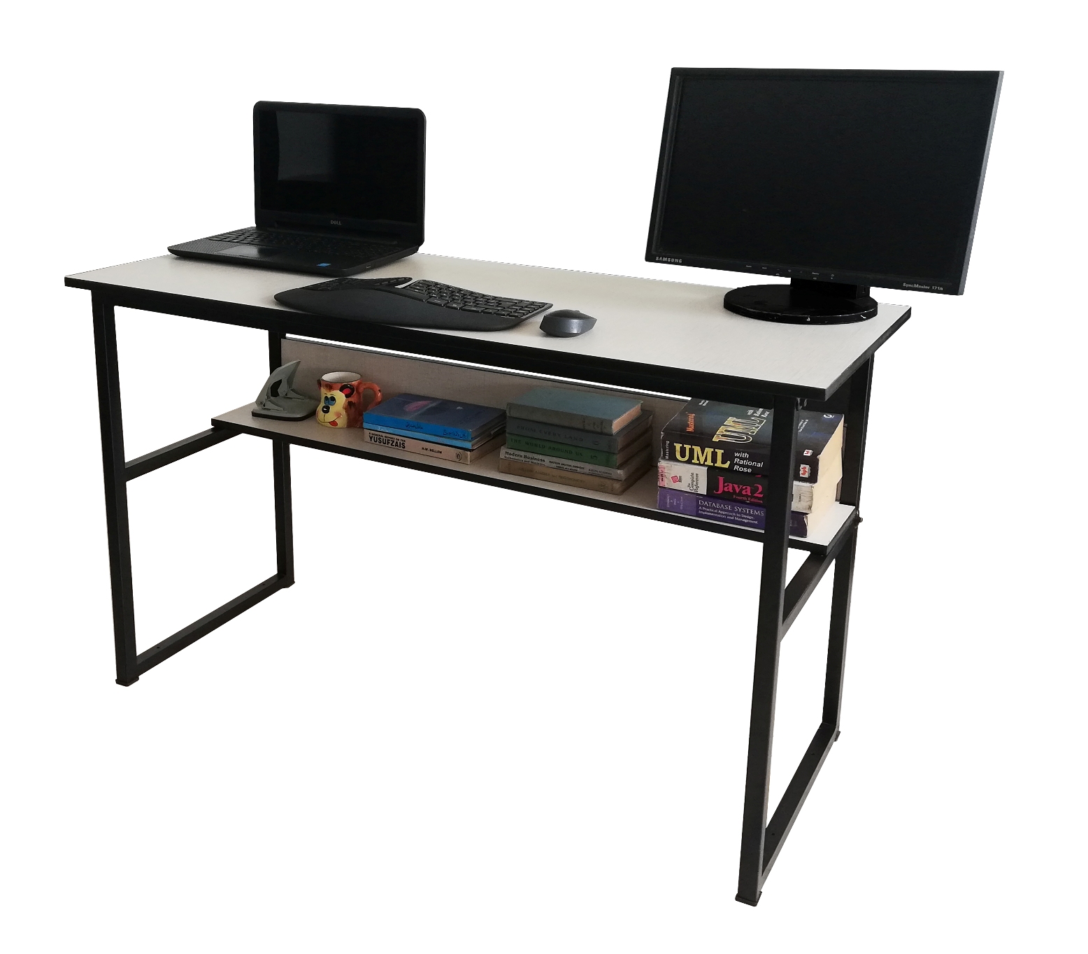 Computer Study Table with Book Shelf 48x20 size big computer table ...