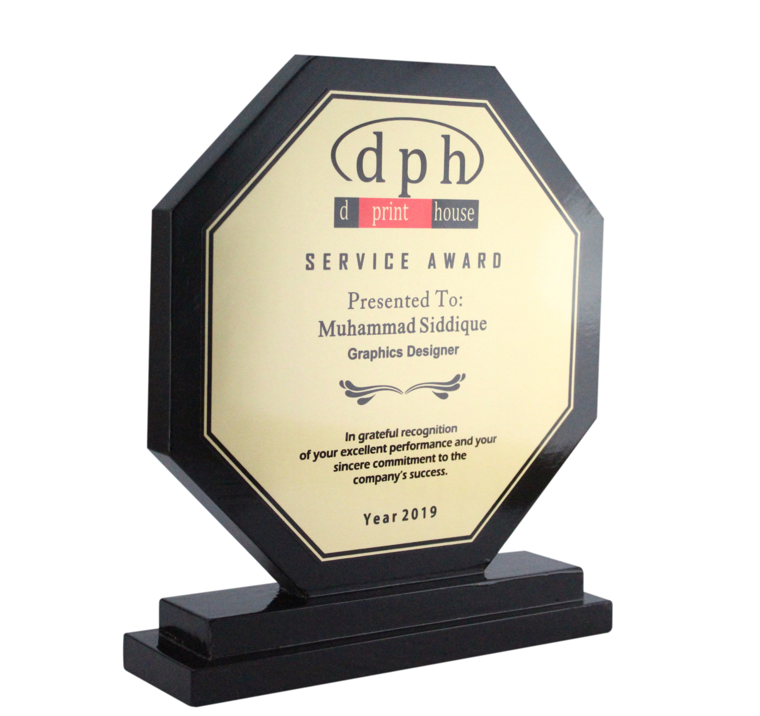 Outstanding Performance Award Trophy