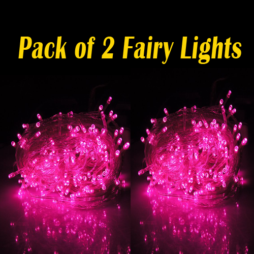 Fairy Light Pink Decoration Lights Still LED Long String Pink Best ...
