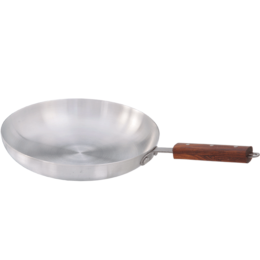 Round Frying Pan Metal Finish 26 cm | Daraz.pk