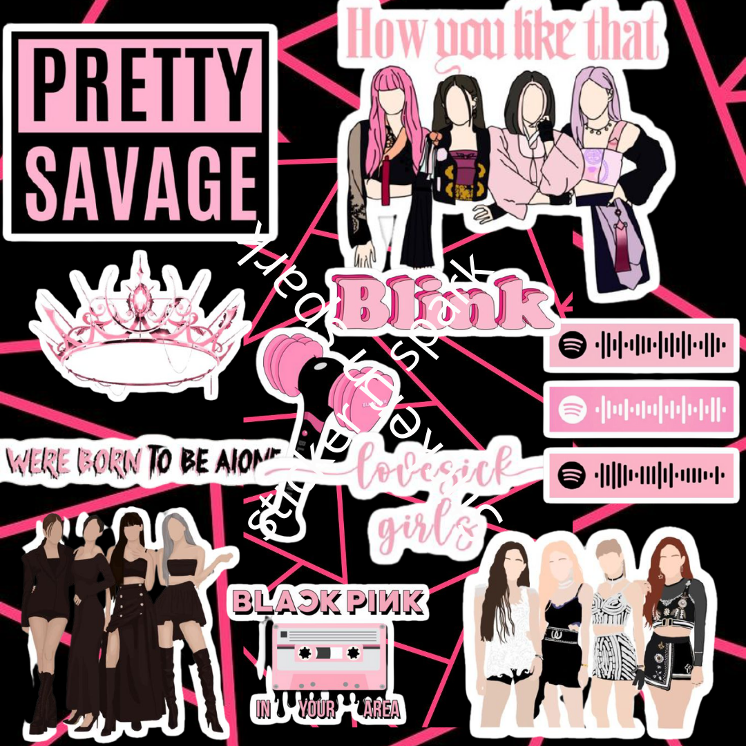 BlackPink Sticker set of 11 | Daraz.pk