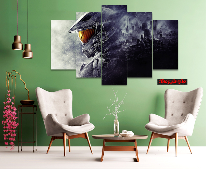 Halo 5 Guardians 5 Piece HD Wall Frame | Daraz.pk