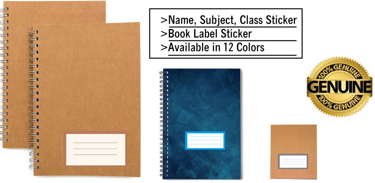 NAME STICKERS – BOOK LABEL STICKERS – PACK OF 100 STICKERS – 2 STICKERS ...