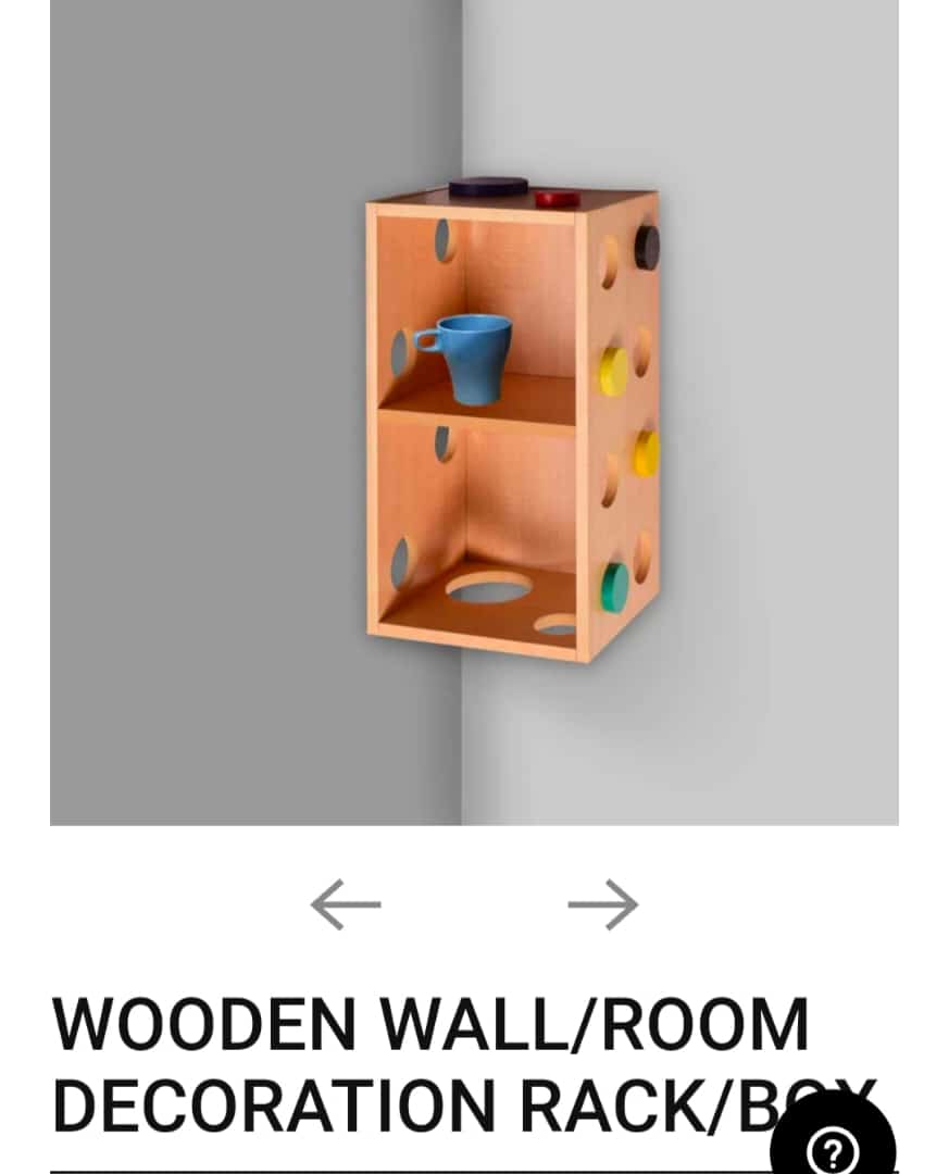 Corner Shelf Wood corner stand Wooden Rank Room Décor Stand | Daraz.pk
