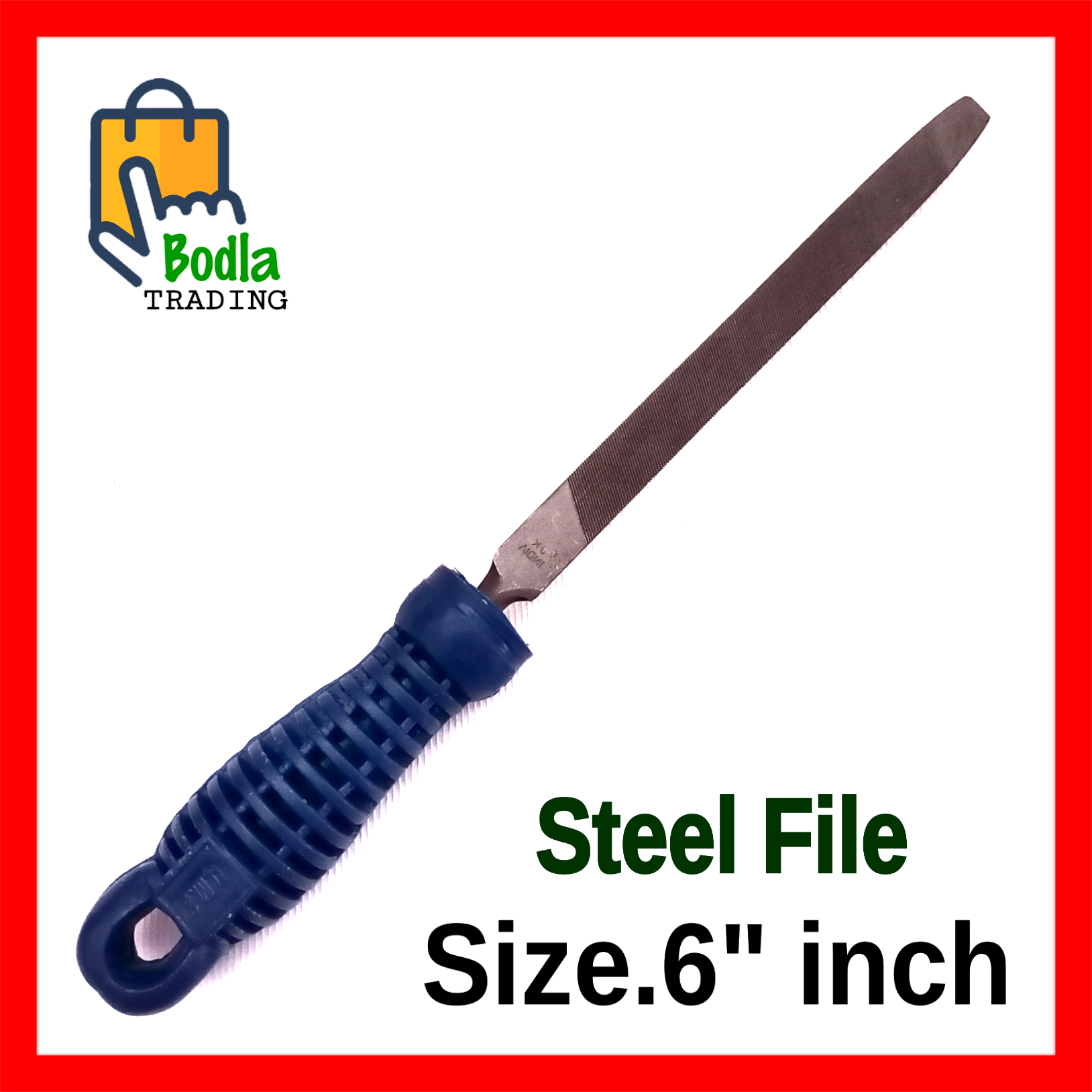 High Quality Steel File 6" Inch ×1.3cm Triangular Engineers/Machinist ...