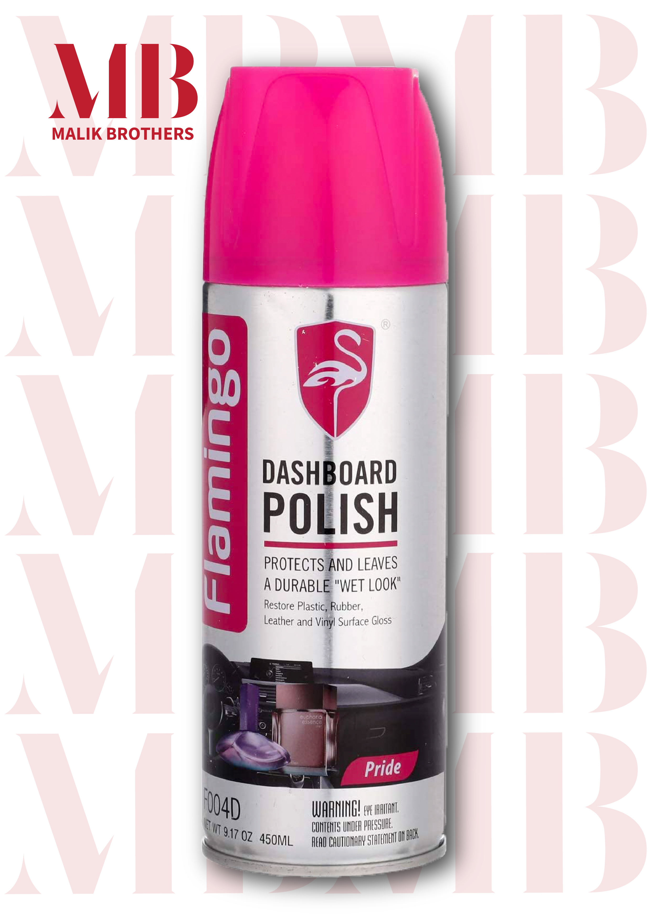 Flamingo Dashboard Polish Spray, 450 ml - Pride | Daraz.pk